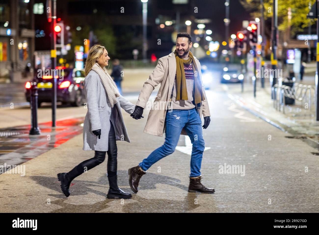 Walking At Night Together