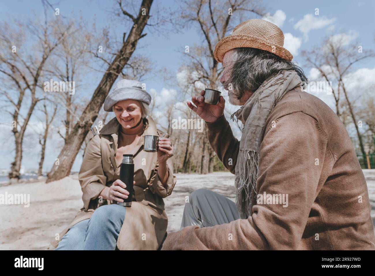 Man enjoying tea hi-res stock photography and images - Alamy