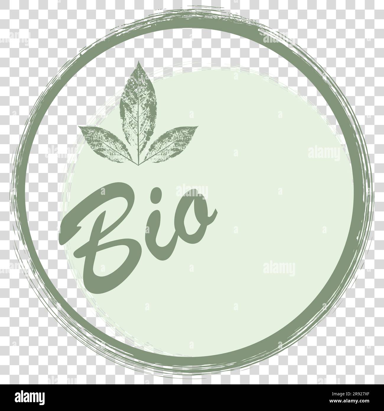 Bio products circle sticker, stamp and logo. Ecology icon. Template for ...