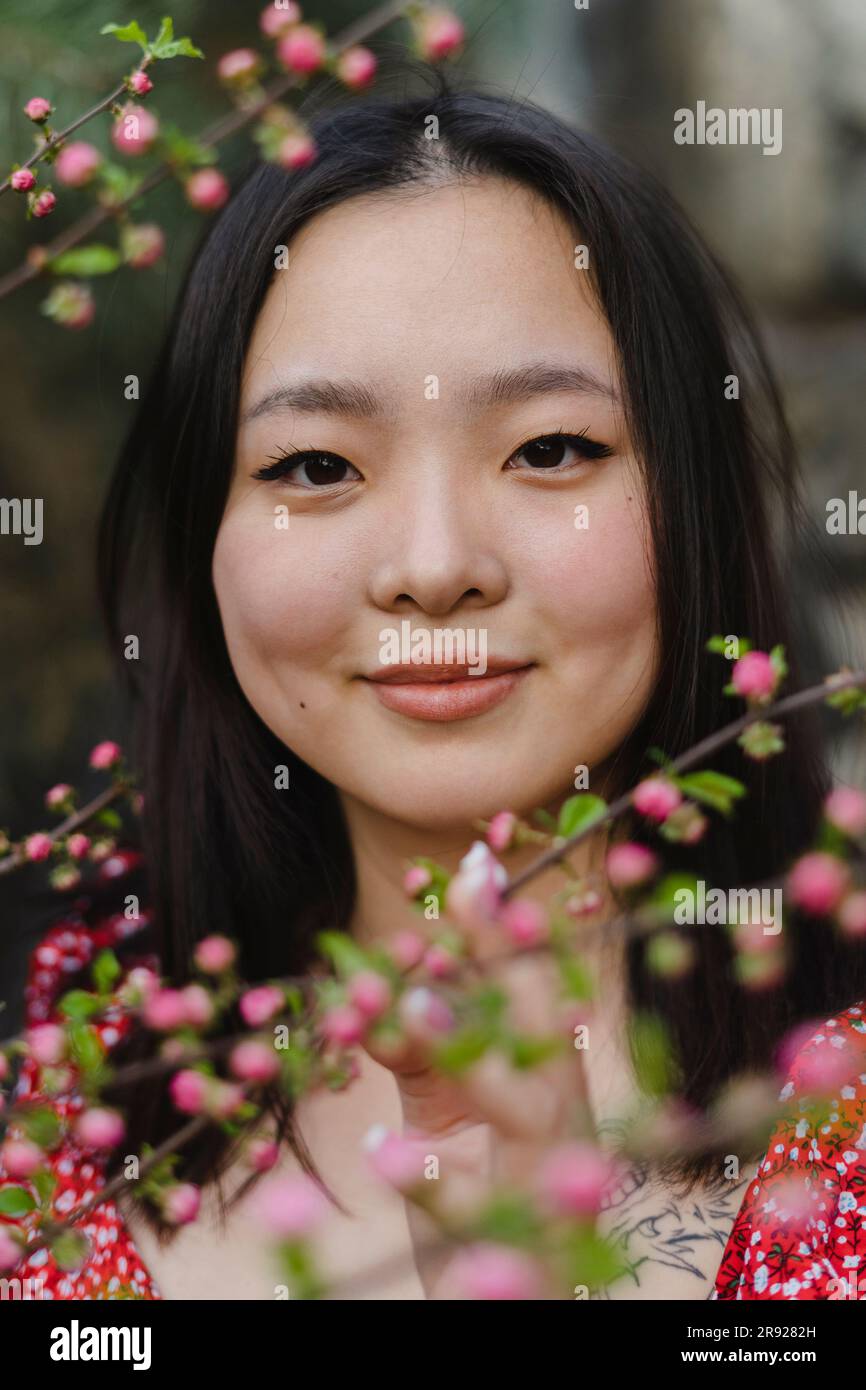 Branch pink flowers one hi-res stock photography and images - Alamy