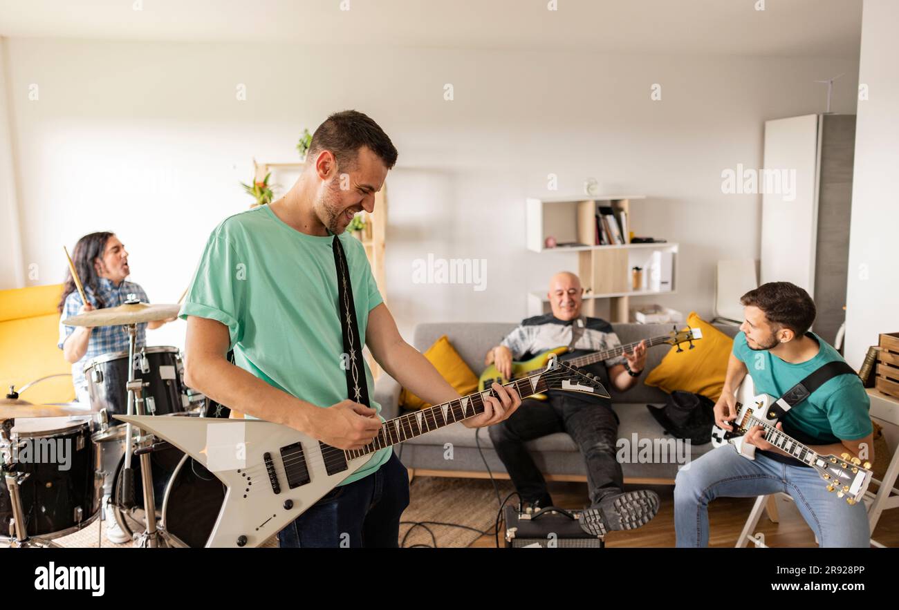 Rock instruments hi-res stock photography and images - Alamy