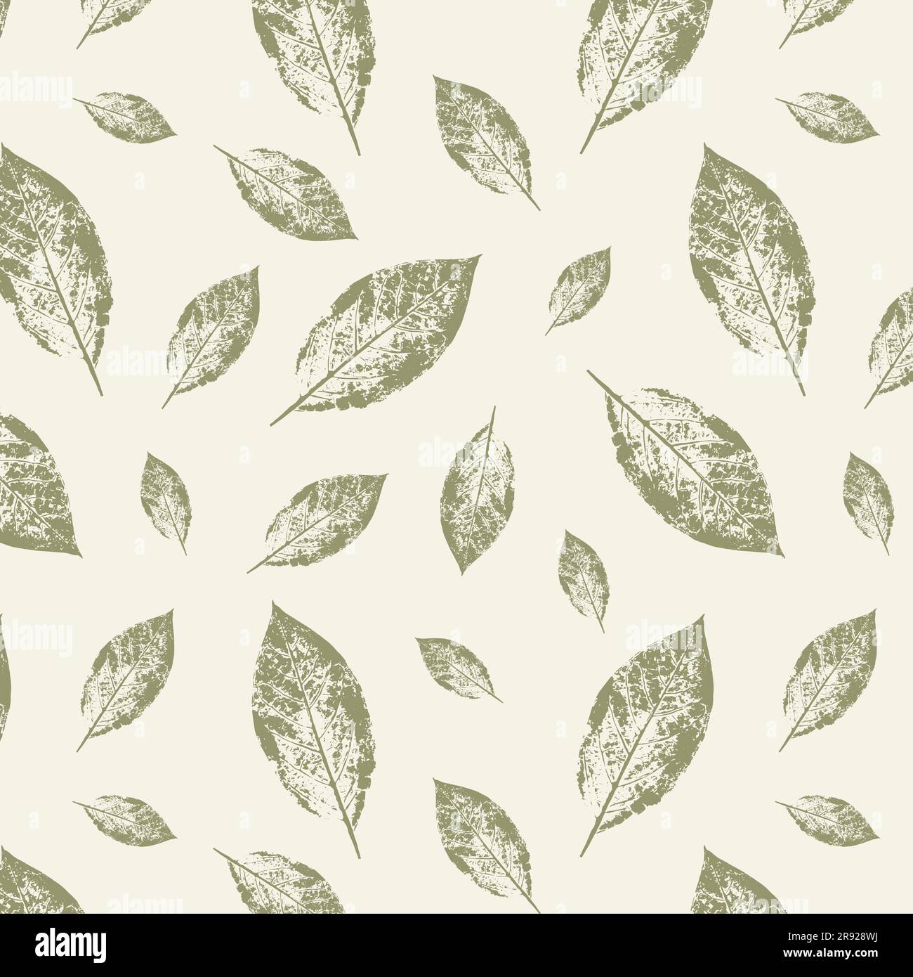 Leaf fall Seamless pattern Vector illustration Stock Vector Image & Art ...