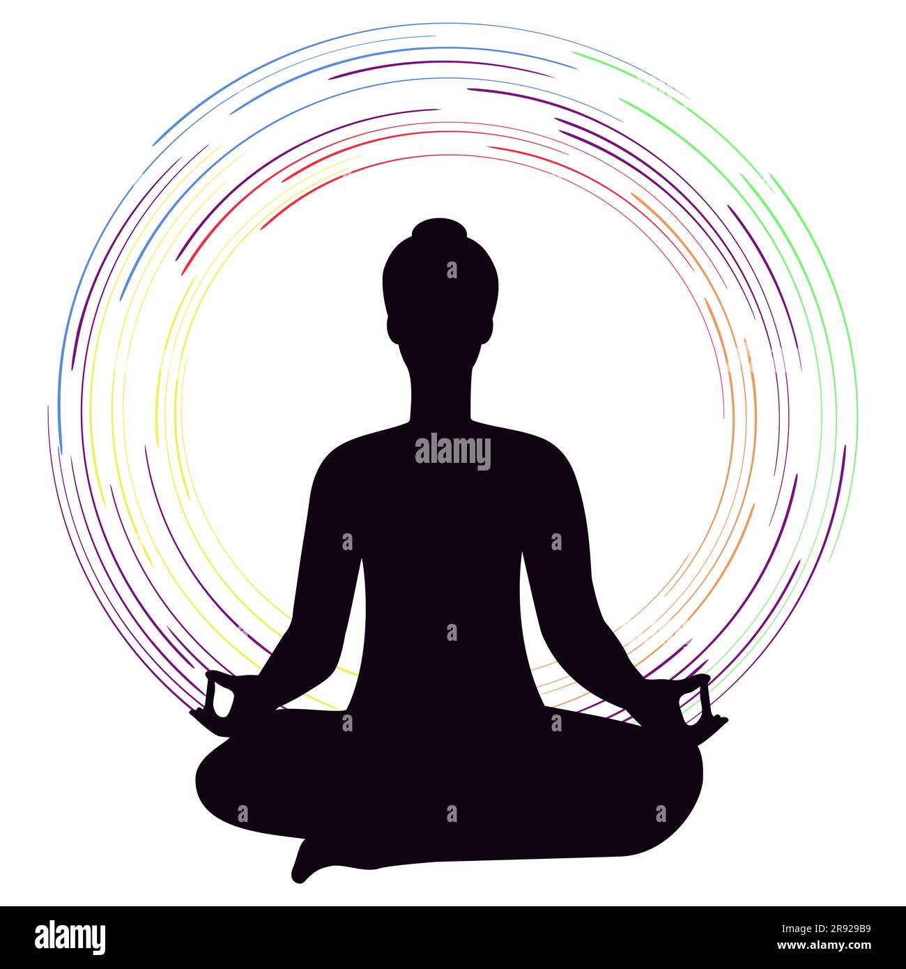 Meditative practice vector vectors hi-res stock photography and images ...