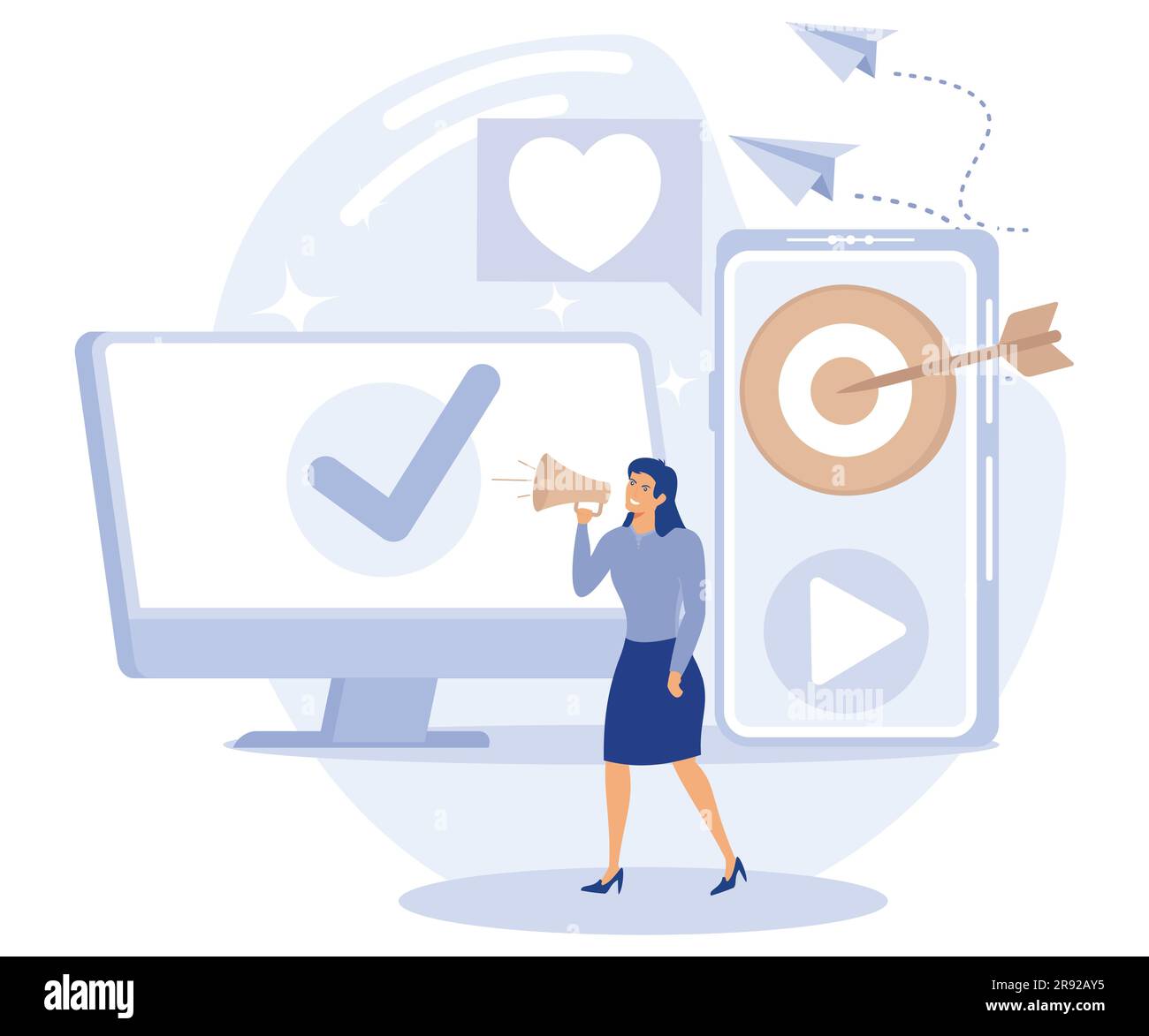 Mobile app monetization digital Stock Vector Images - Alamy