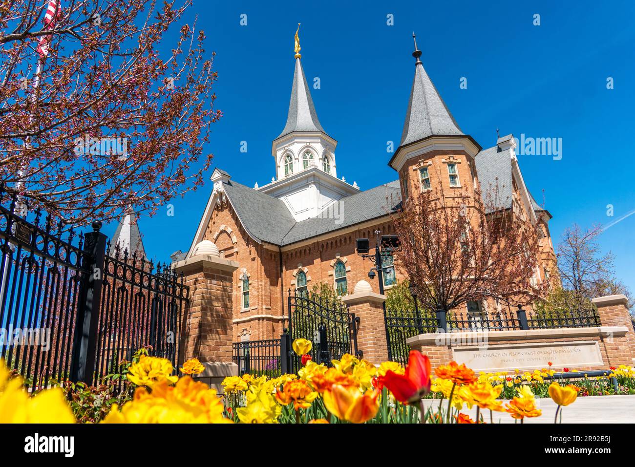 The Provo LDS temple Stock Photo - Alamy