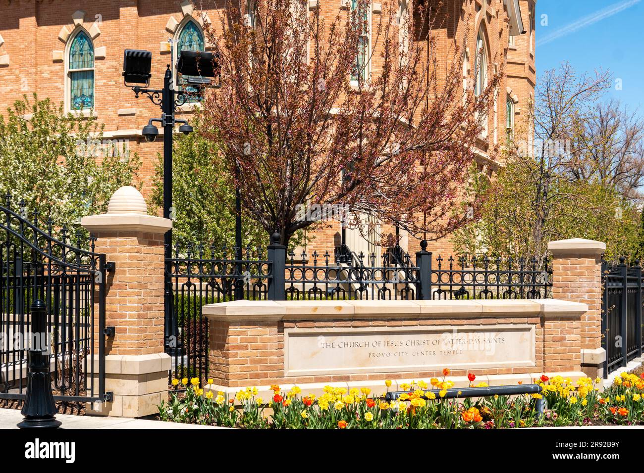 The Provo LDS temple Stock Photo - Alamy