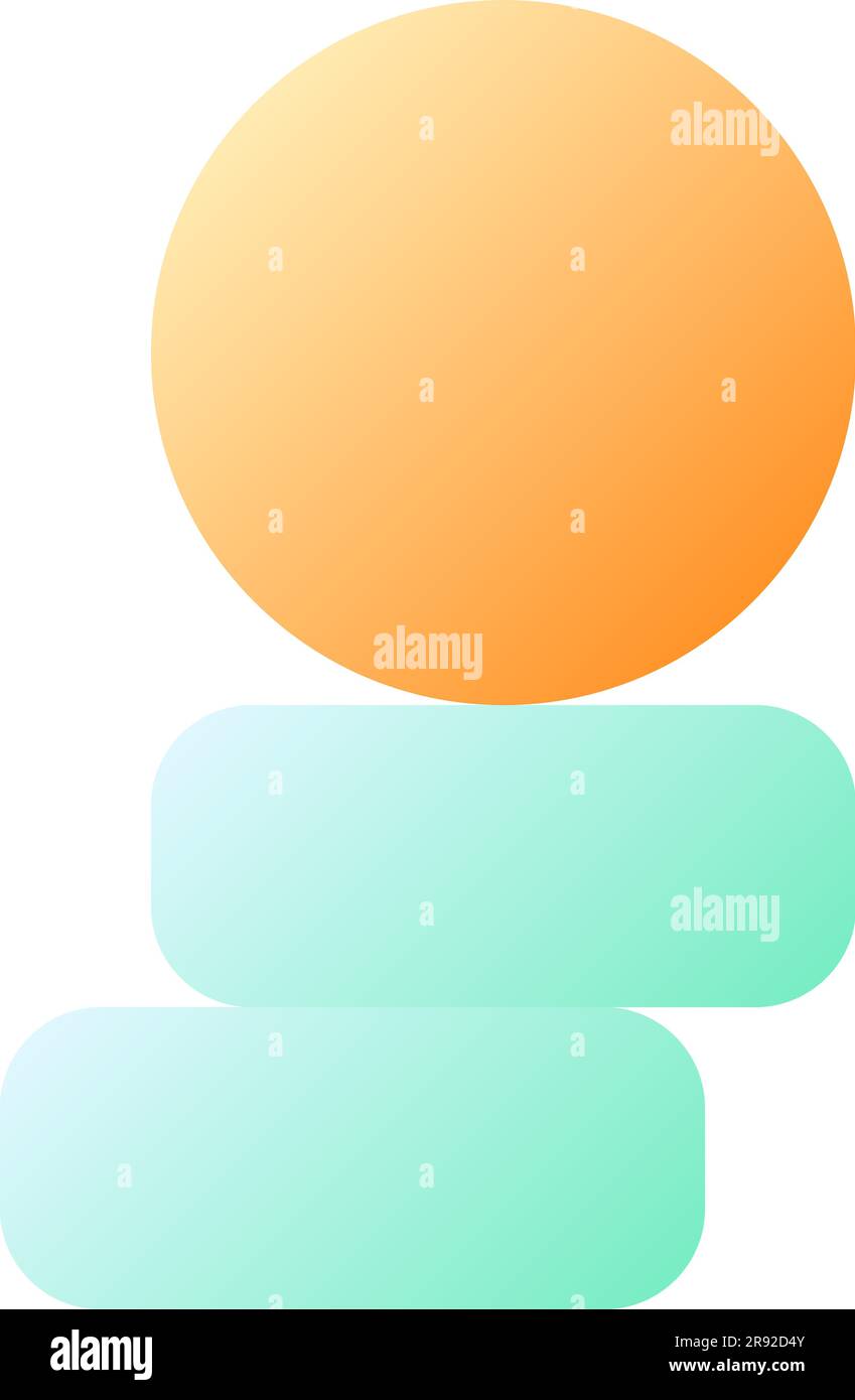 Coins stack pixel perfect flat gradient color ui icon Stock Vector ...