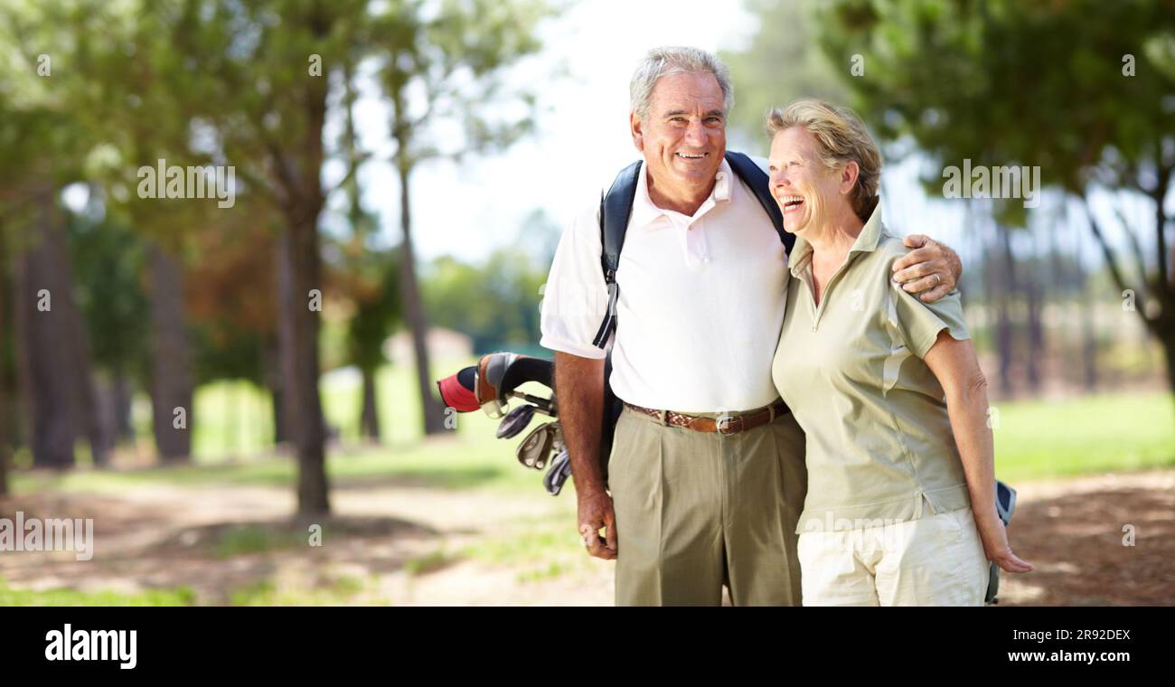 Golfers laughing hi-res stock photography and images - Alamy