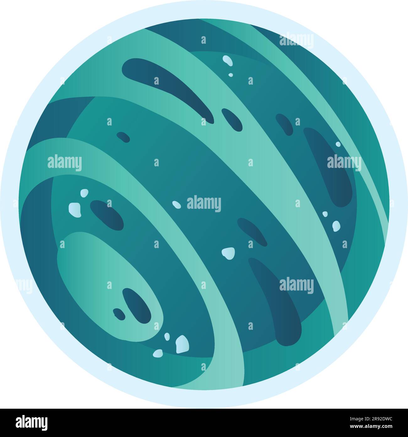 Isolated colored sci fi planet icon Vector Stock Vector Image & Art - Alamy