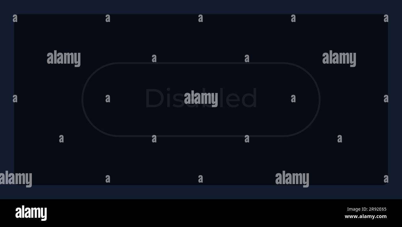Disabled Button Ui Element Template Avoid Click Editable Isolated Vector Dashboard Component