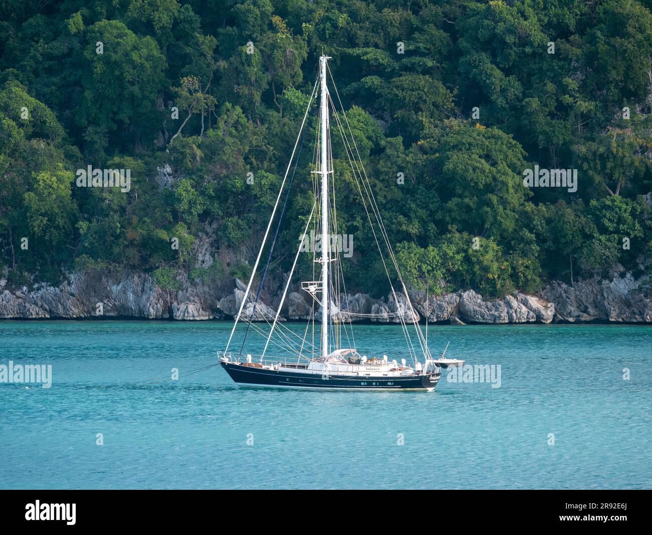 This picture showcases a boat in the middle of a vast expanse of water ...