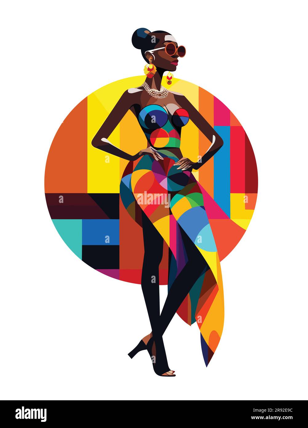Dancer character design hi-res stock photography and images - Alamy