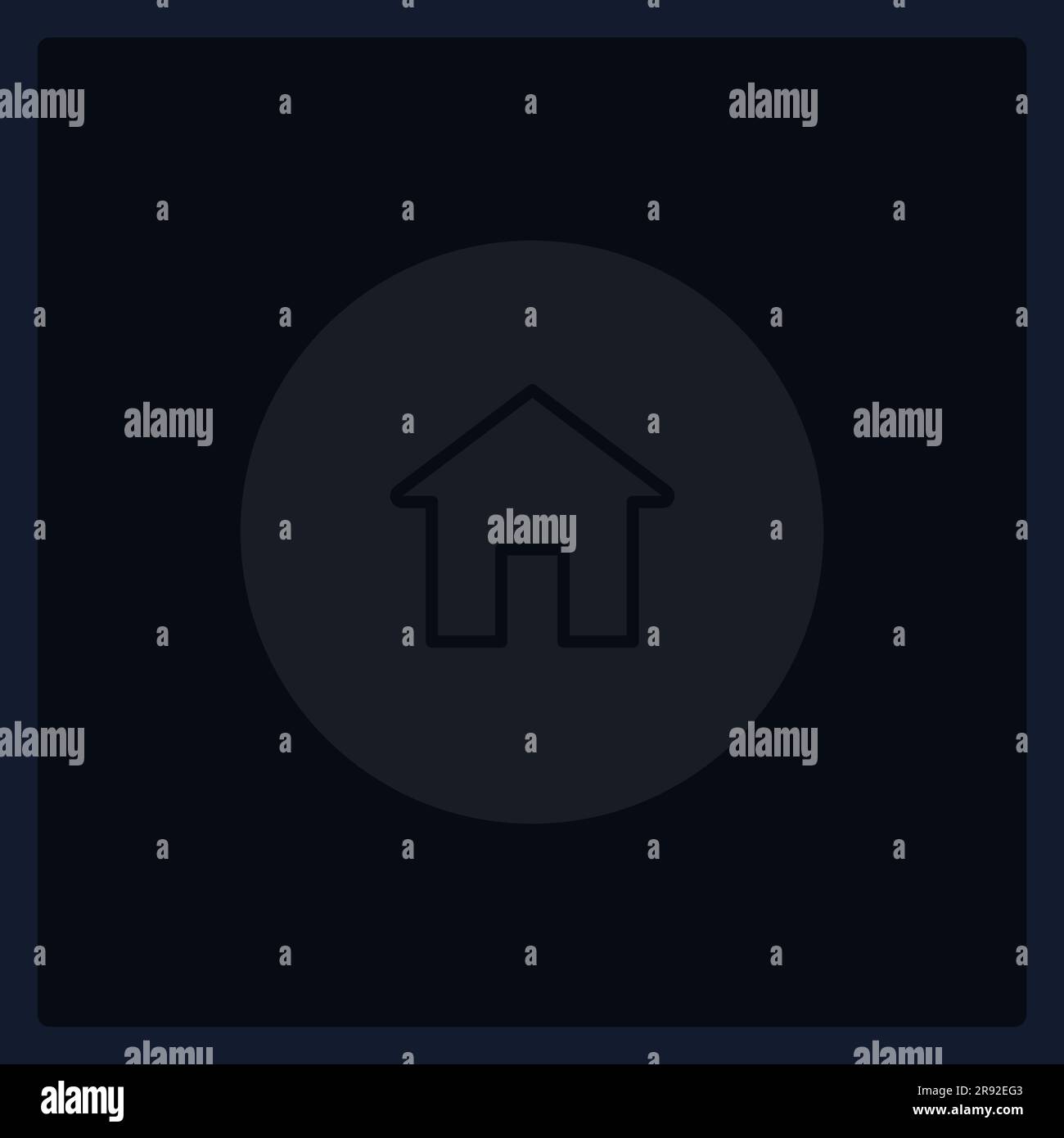 Inactive homepage button UI element template Stock Vector Image & Art - Alamy