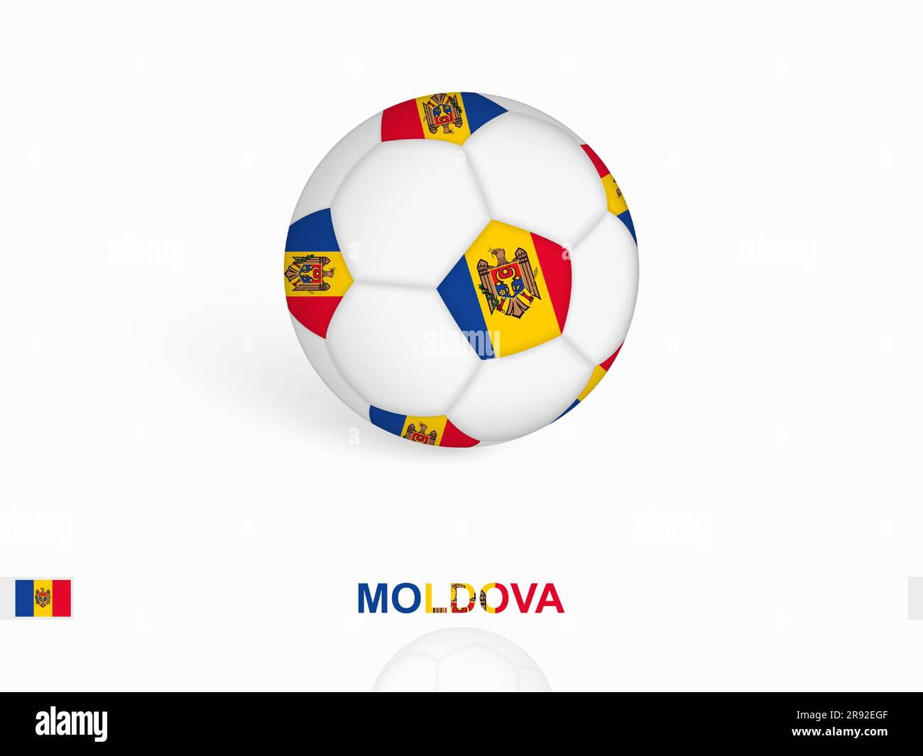 Football moldova flag Stock Vector Images - Alamy