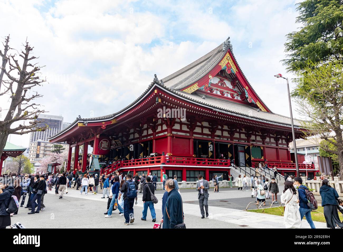 Senso-Ji temple Tokyo oldest temple in Asakusa district, 2023, visitors ...