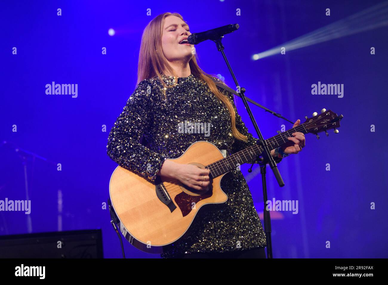 Somerset, UK. 23 June 2023. Freya Ridings performing at the Avalon ...