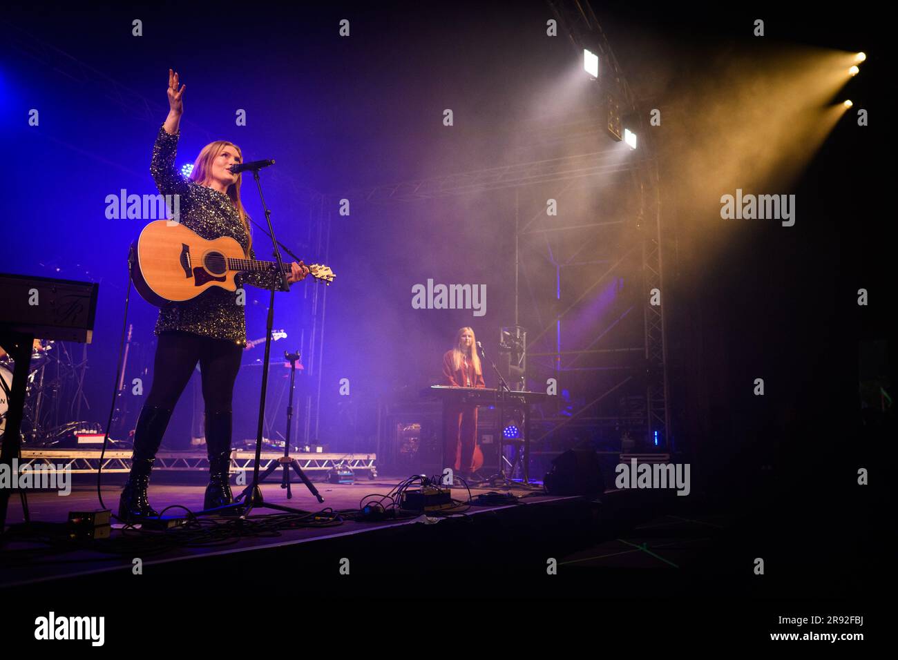 Somerset, UK. 23 June 2023. Freya Ridings performing at the Avalon ...