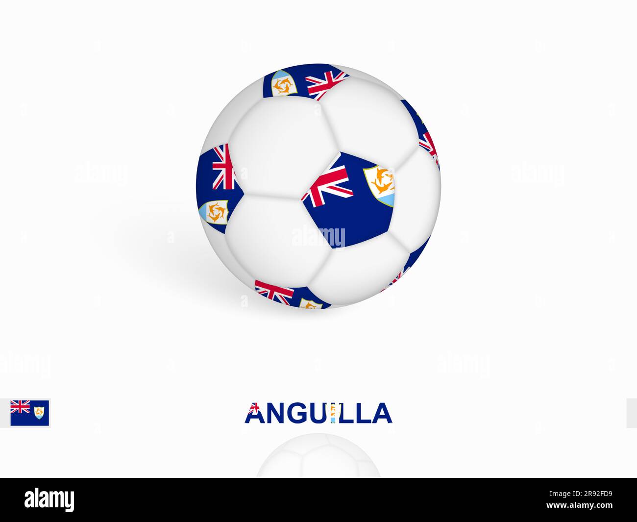 Anguilla national flag Stock Vector Images - Alamy