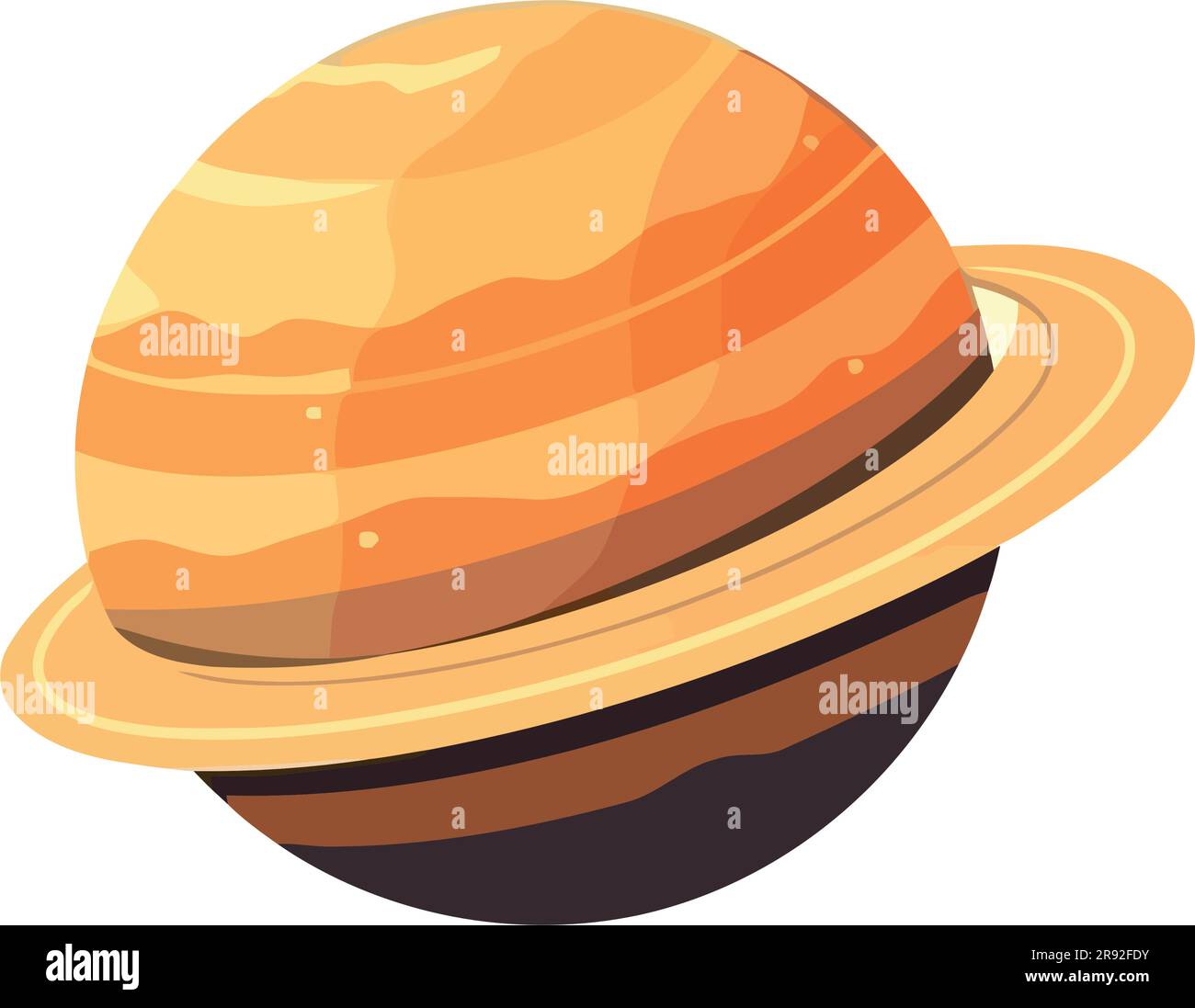 space outer yellow saturn planet icon Stock Vector Image & Art - Alamy