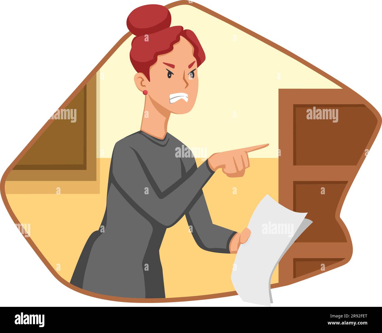 Sad employees office group Stock Vector Images - Alamy