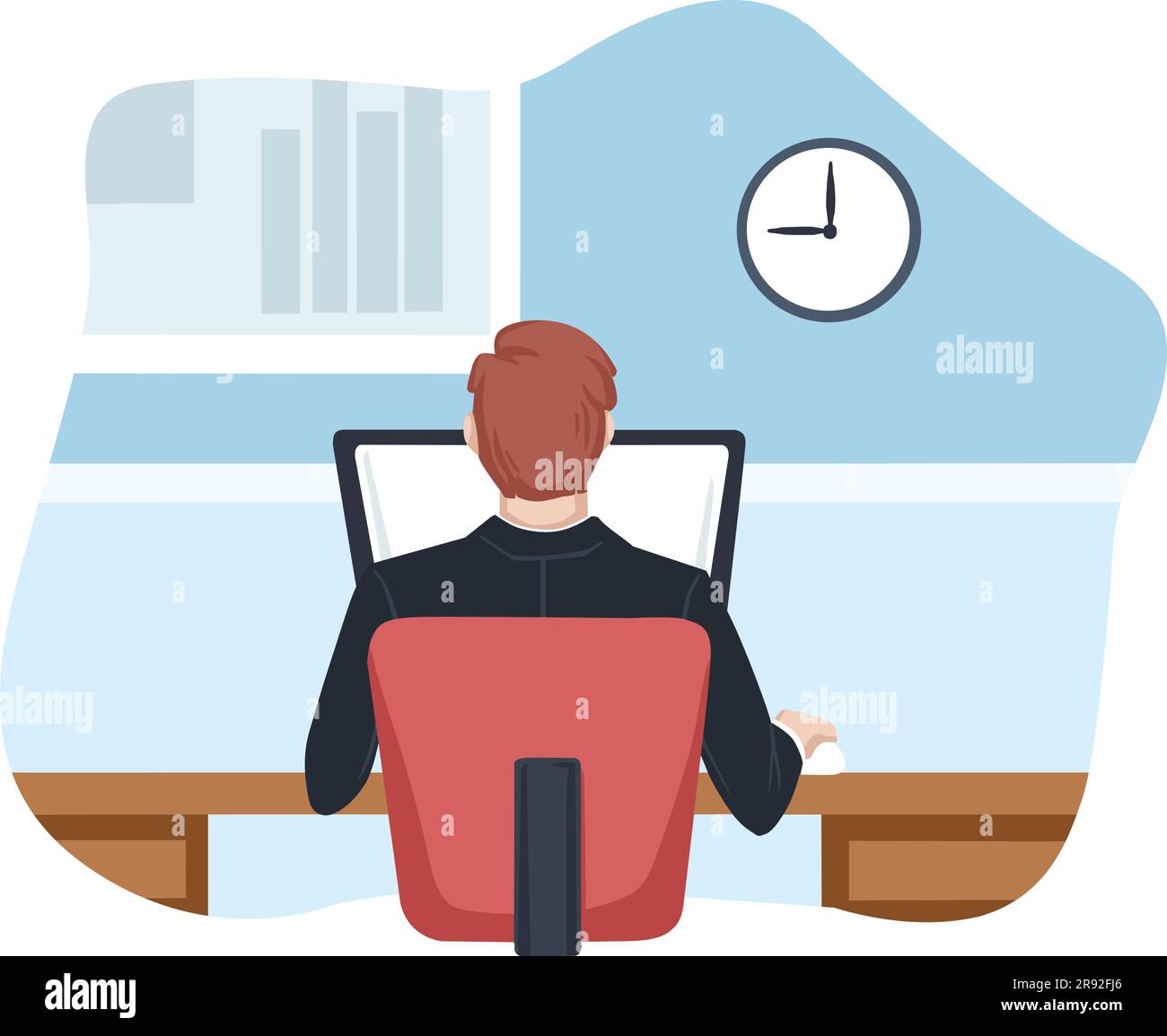 Sad employees office group Stock Vector Images - Alamy