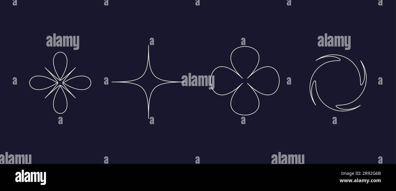 Star memphis graphic figures hi-res stock photography and images - Alamy