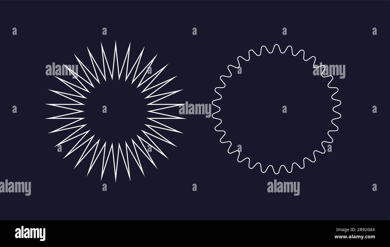 Vector illustration set of primitive art figures hi-res stock ...