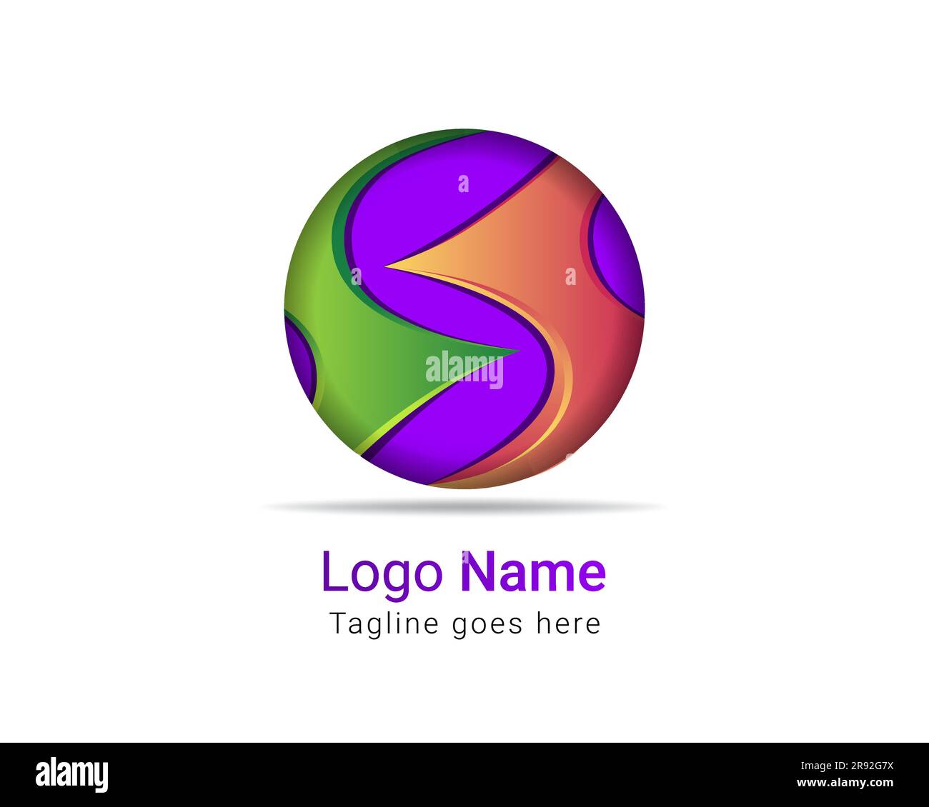 Circle logo hi-res stock photography and images - Alamy