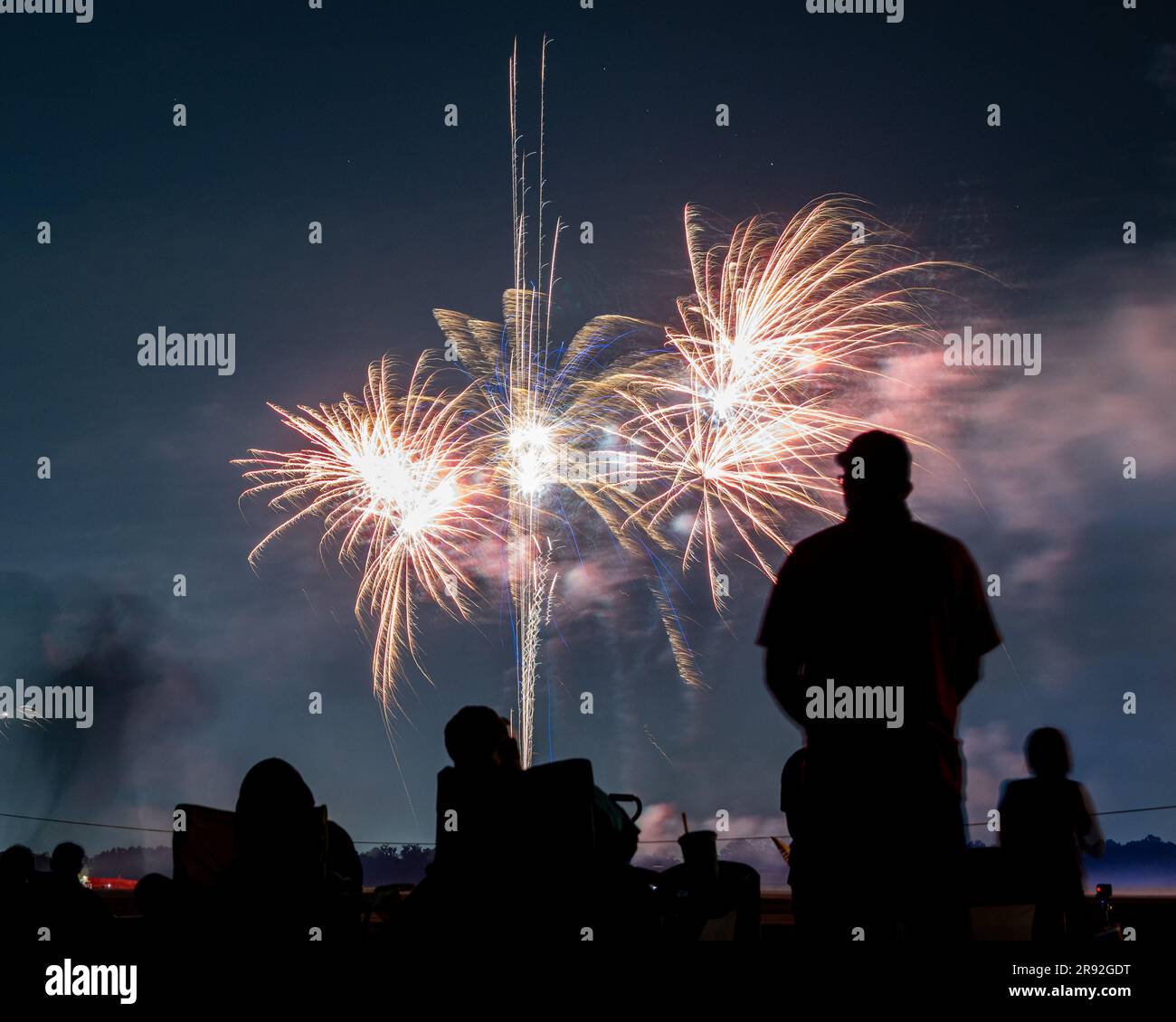 People watching carnival fireworks hi-res stock photography and images ...