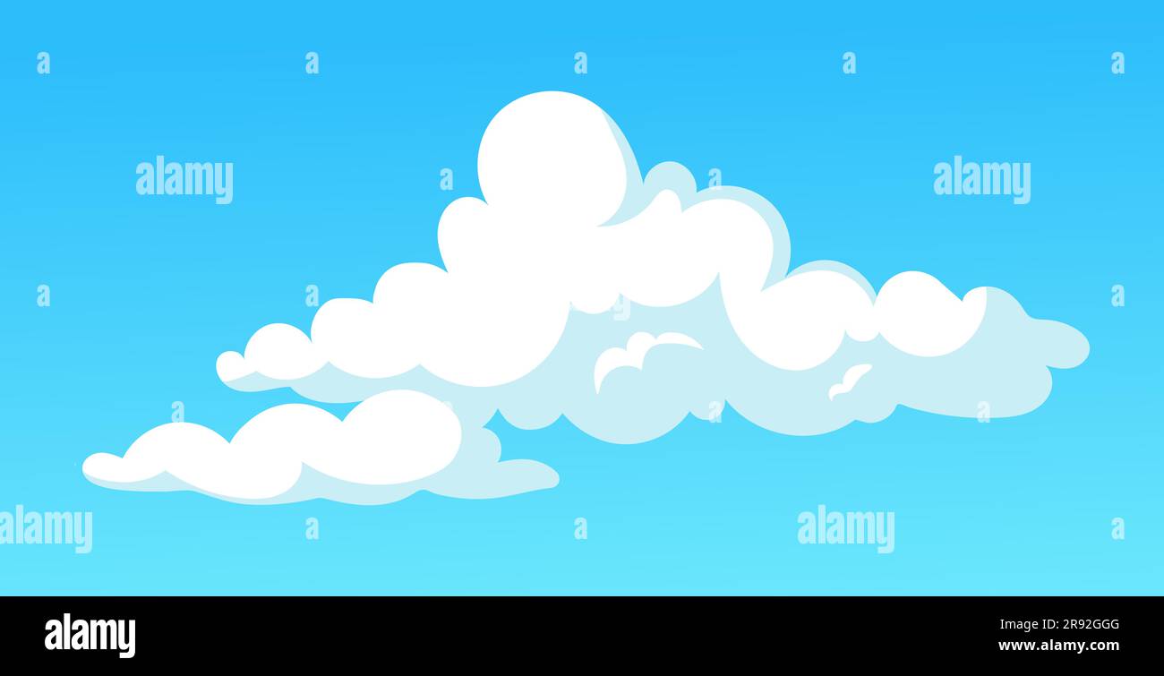 Sunset sky realistic cloud Stock Vector Images - Alamy
