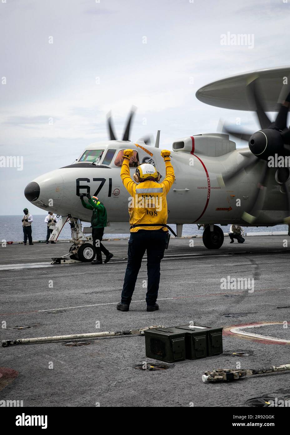 230622-N-EL850-2156 ATLANTIC OCEAN (June 22, 2023) Aviation BoatswainÕs ...