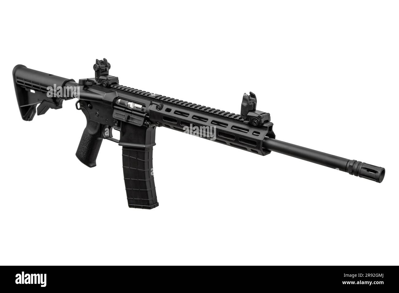 Modern semi-automatic small-caliber .22lr rifle. Military carbine ...