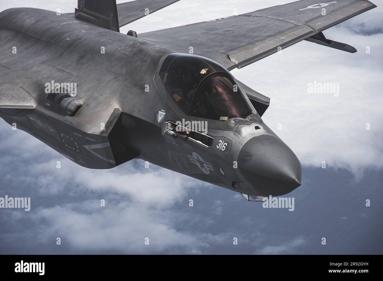 U.S. Marine Corps Maj. Robert Ahern, an F-35C Lighting II pilot ...