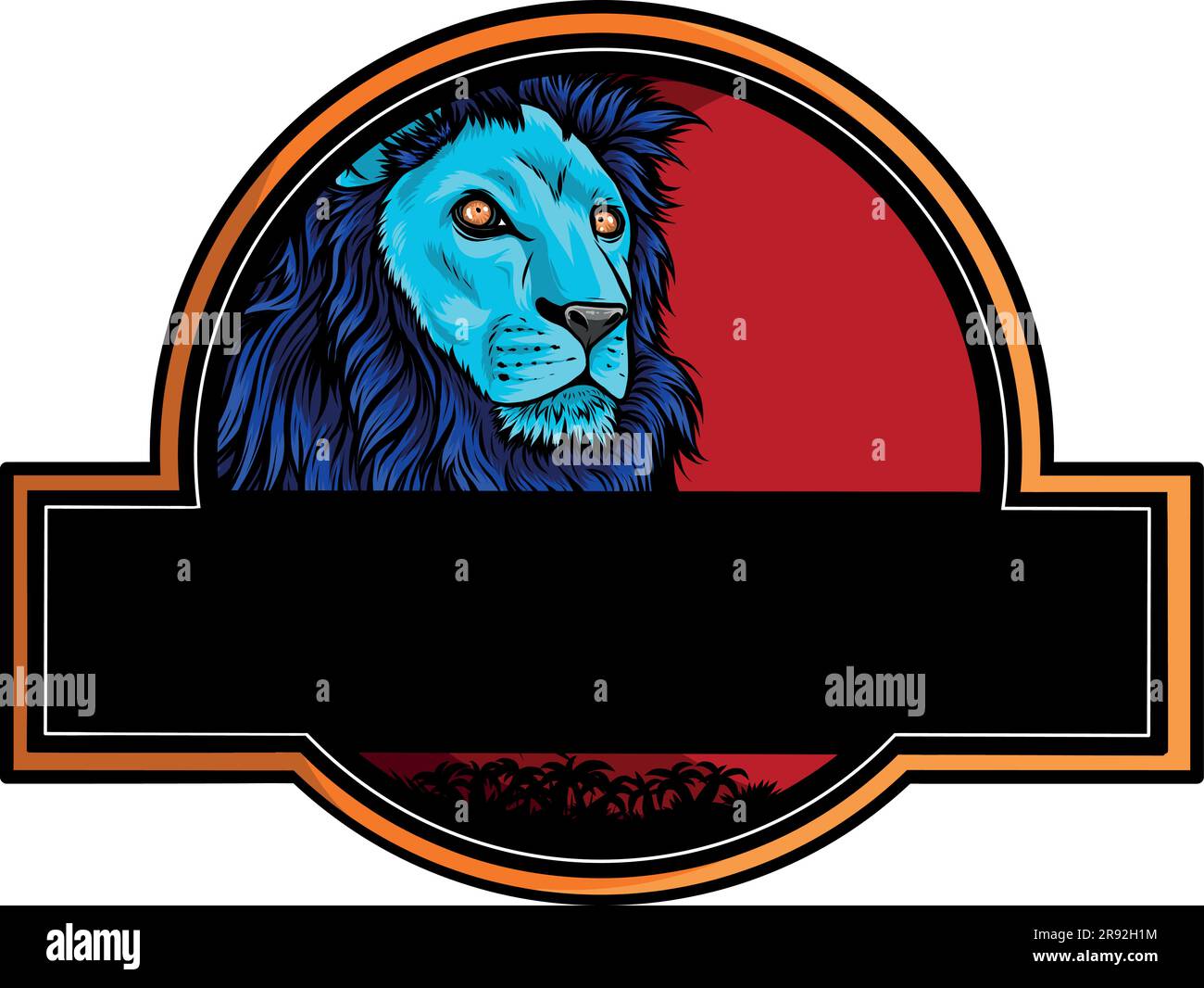 vector illustration of Wild Lion Head Mascot Stock Vector Image & Art ...