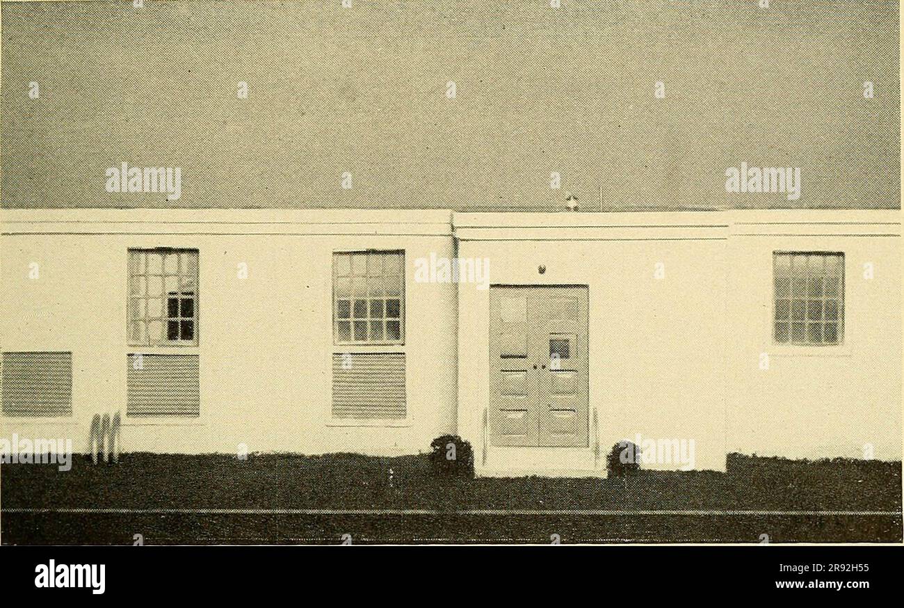 Loran signal building Stock Photo - Alamy