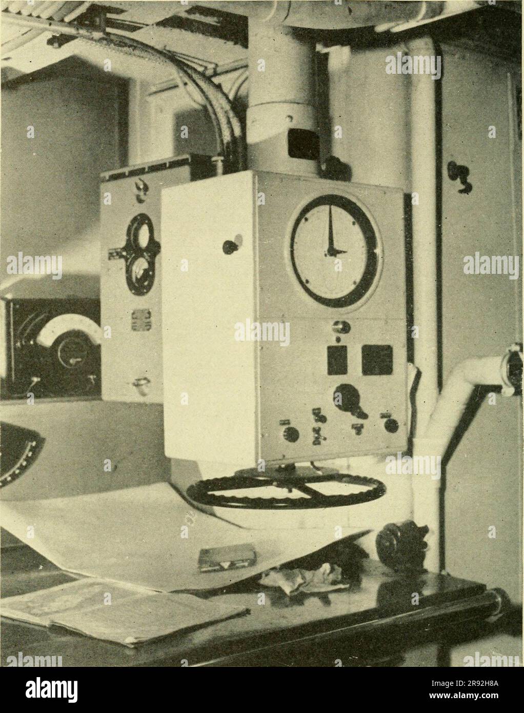 A modern radio direction finder installed aboard ship Stock Photo - Alamy