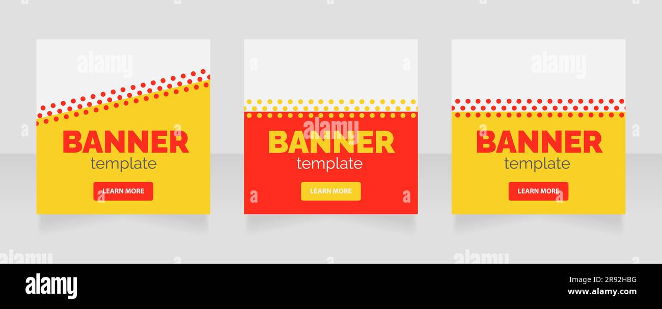 Product purchase square web banner design template Stock Vector Image ...