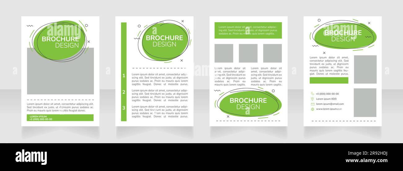 Promotion blank brochure layout design Stock Vector Image & Art - Alamy