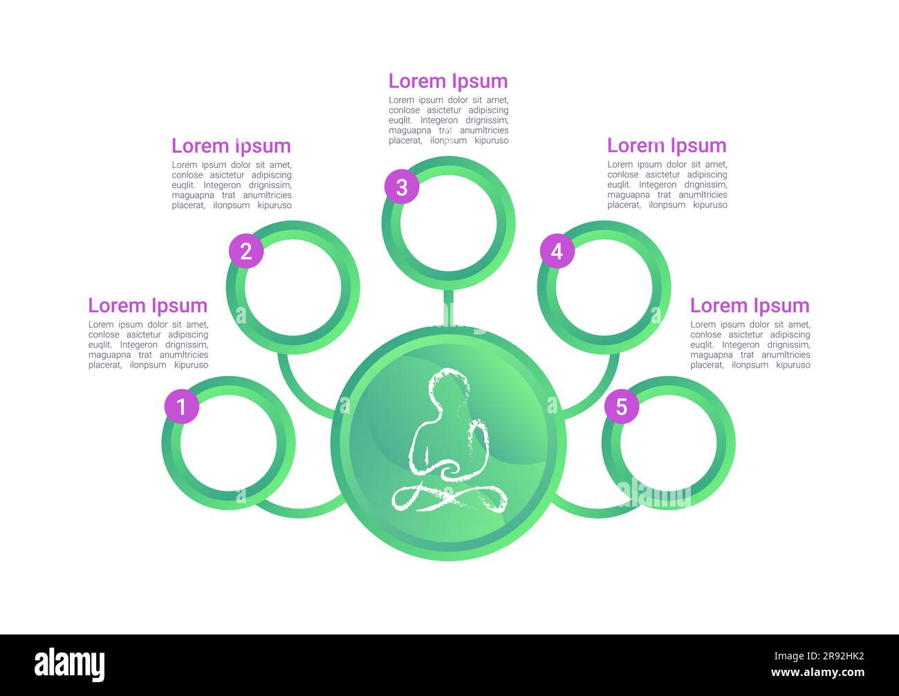 Emotional wellbeing infographic chart design template Stock Vector ...