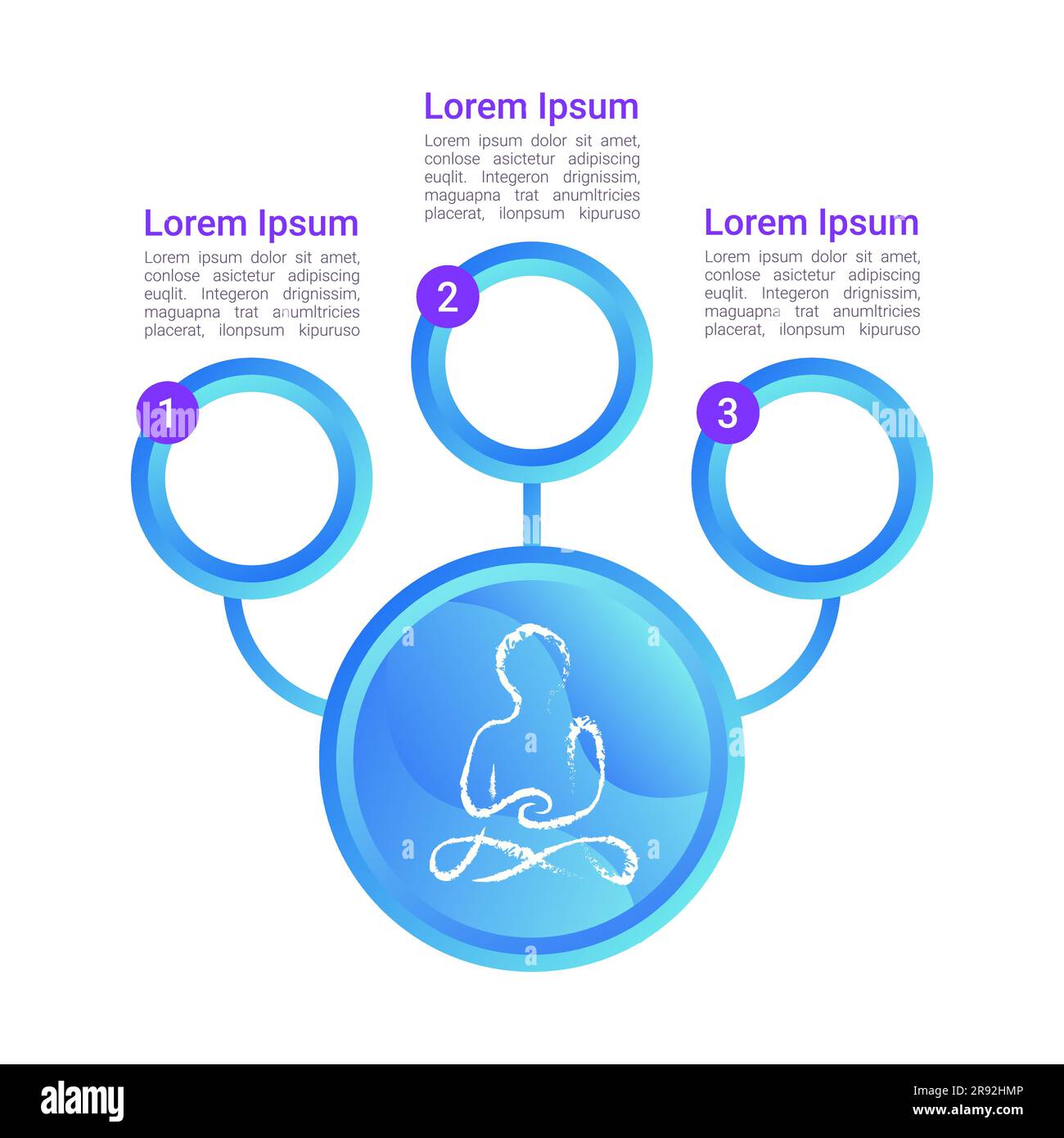 Anxiety treatment infographic chart design template Stock Vector Image ...