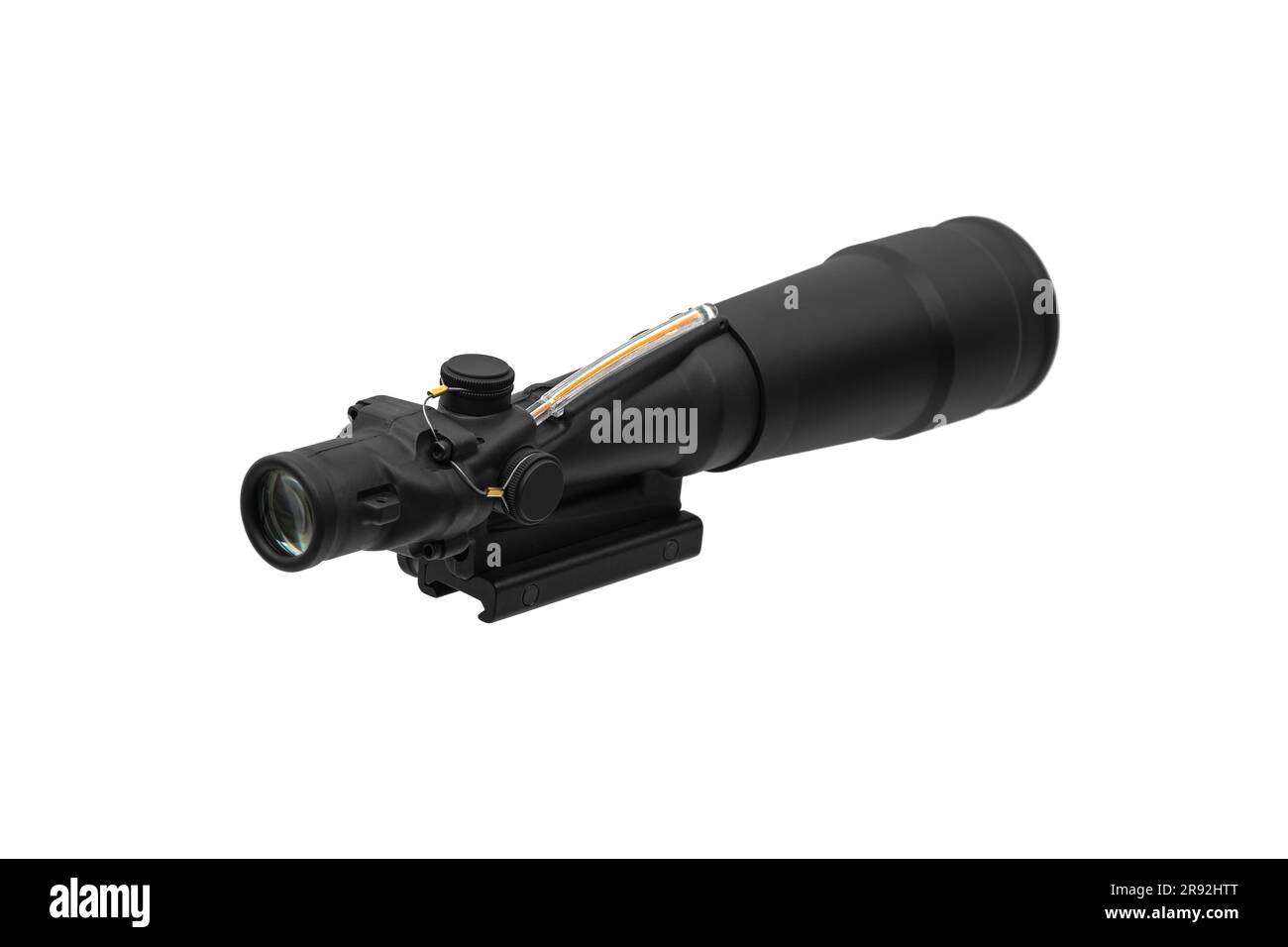 Modern optical collimator sight. Aiming device for shooting at short ...