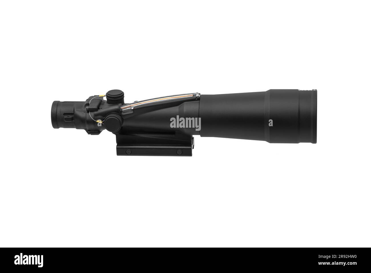 Modern optical collimator sight. Aiming device for shooting at short ...