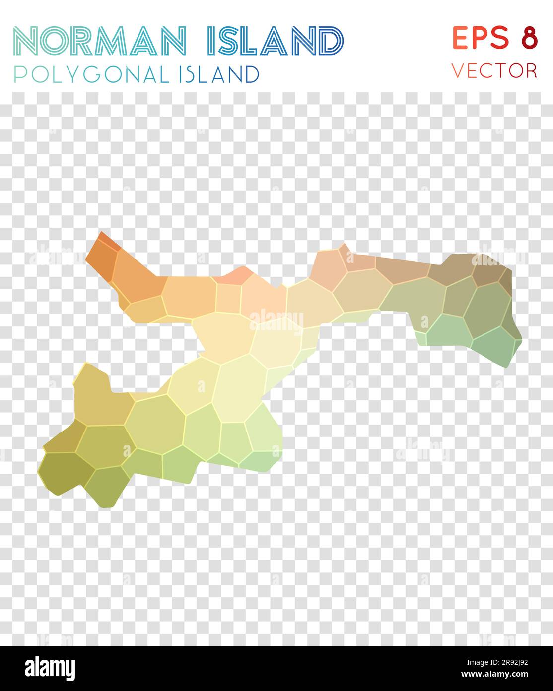 Norman island map vector vectors Stock Vector Images - Alamy