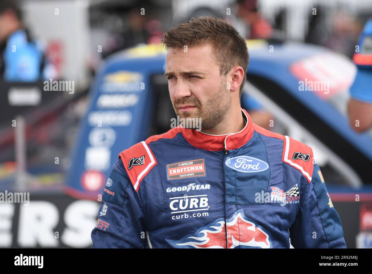 NASHVILLE, TN - JUNE 23: Ty Majesky (#98 Thorsport Racing Curb Records ...