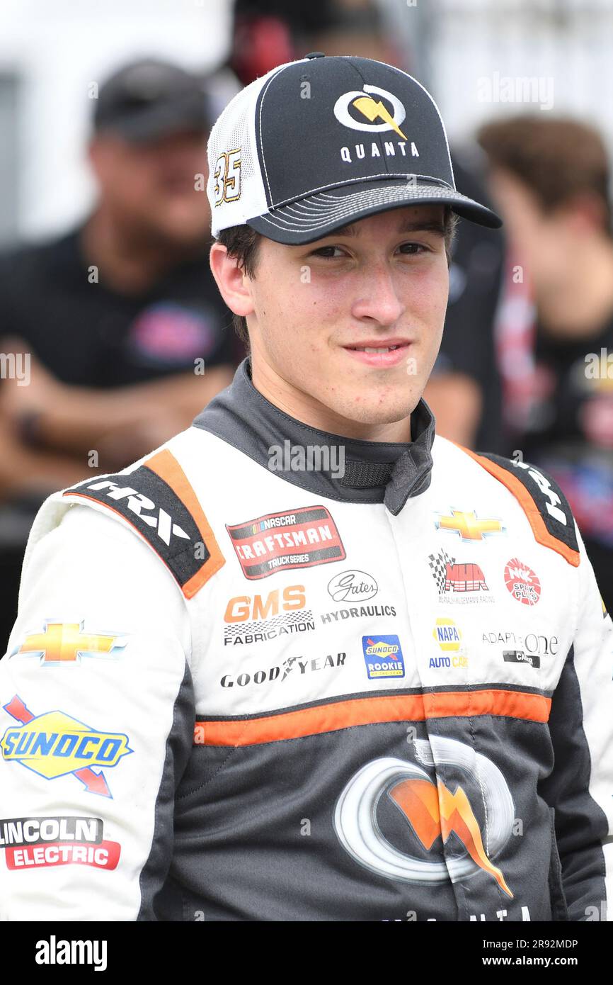 NASHVILLE, TN - JUNE 23: Jake Garcia (#35 McAnally Hilgemann Racing ...