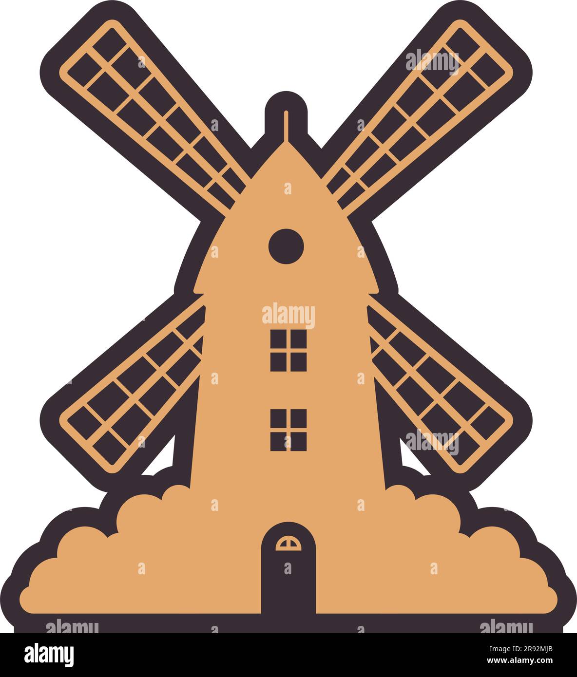 Mill building Cut Out Stock Images & Pictures - Alamy