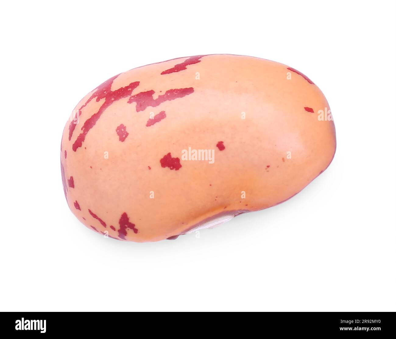 One raw kidney bean isolated on white Stock Photo - Alamy