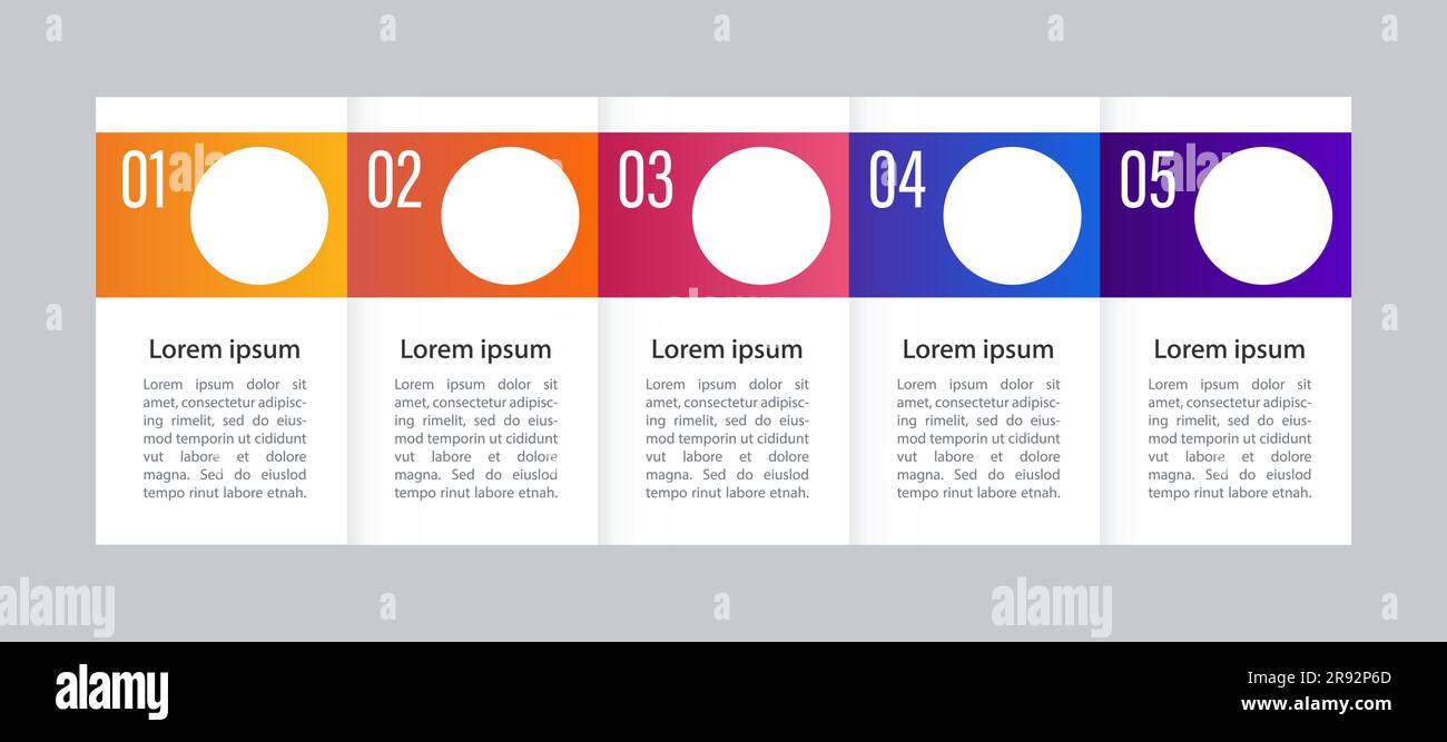 Everyday activities infographic chart design template Stock Vector ...