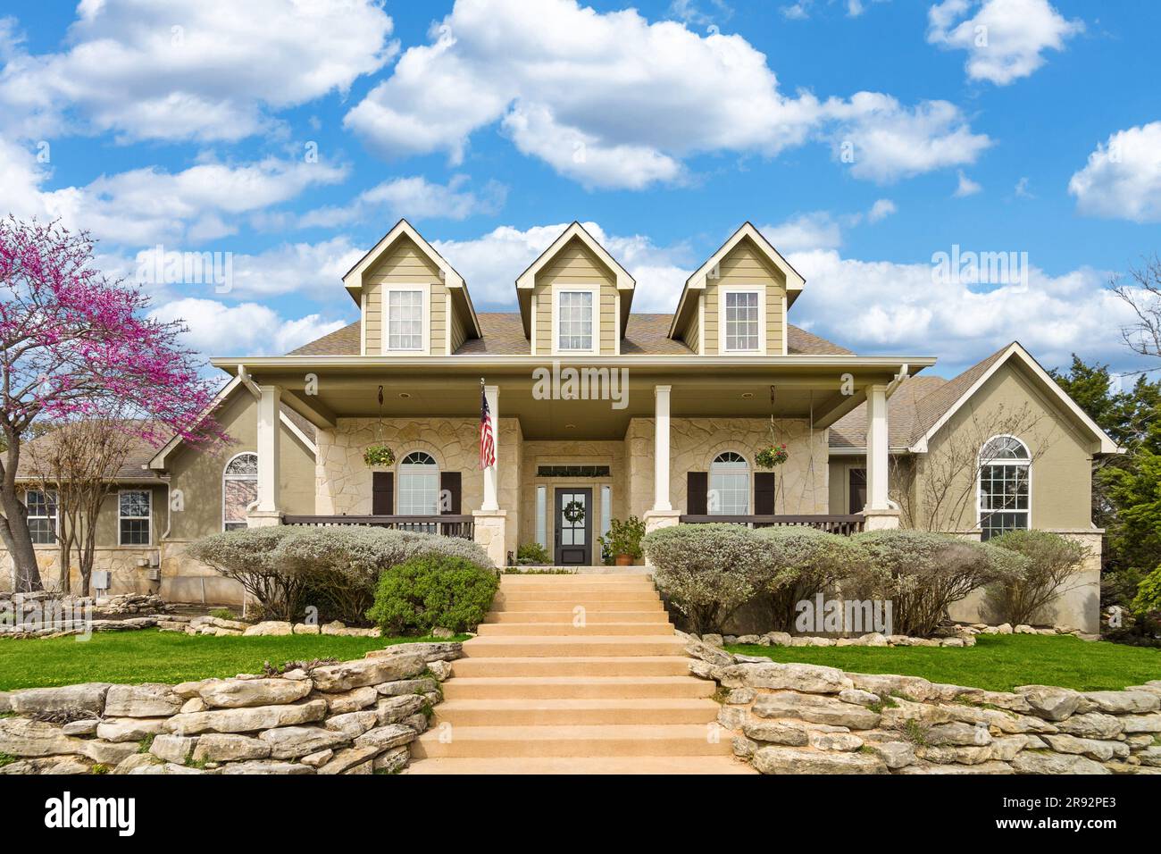the front view of a home Stock Photo - Alamy