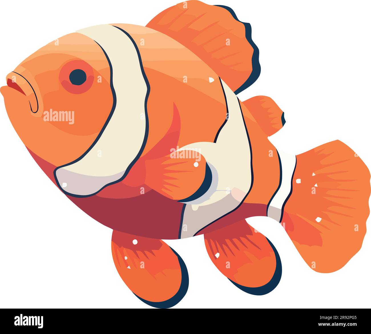 Mermaid Tail With Clownfish